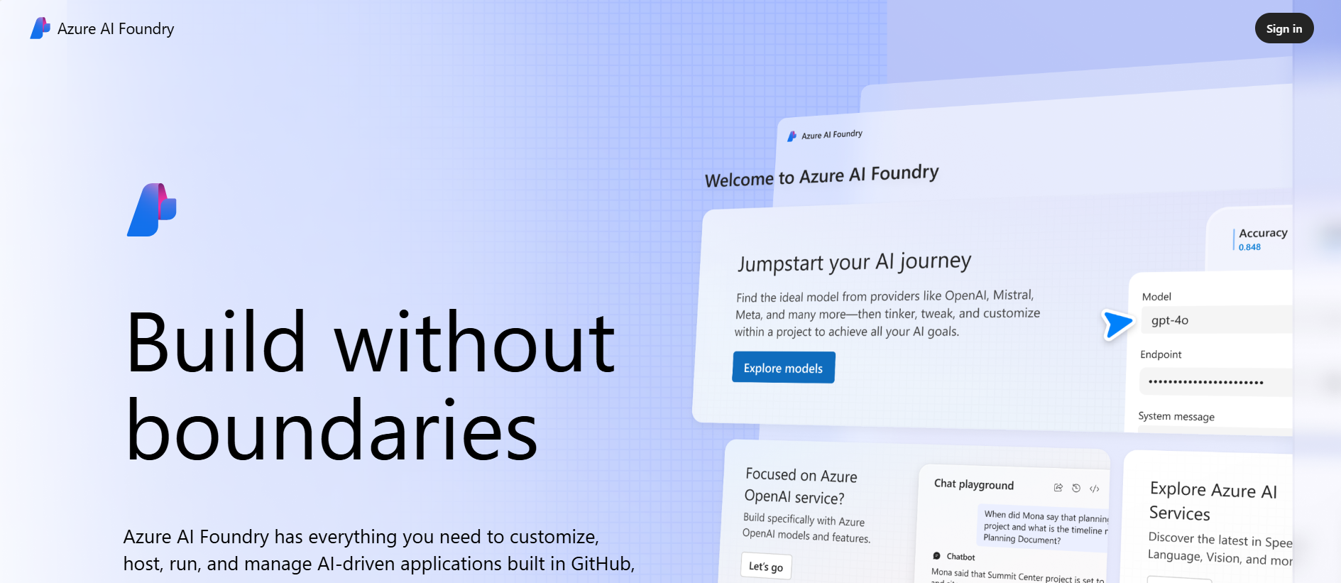 Microsoft | Azure AI Foundry | Get Started